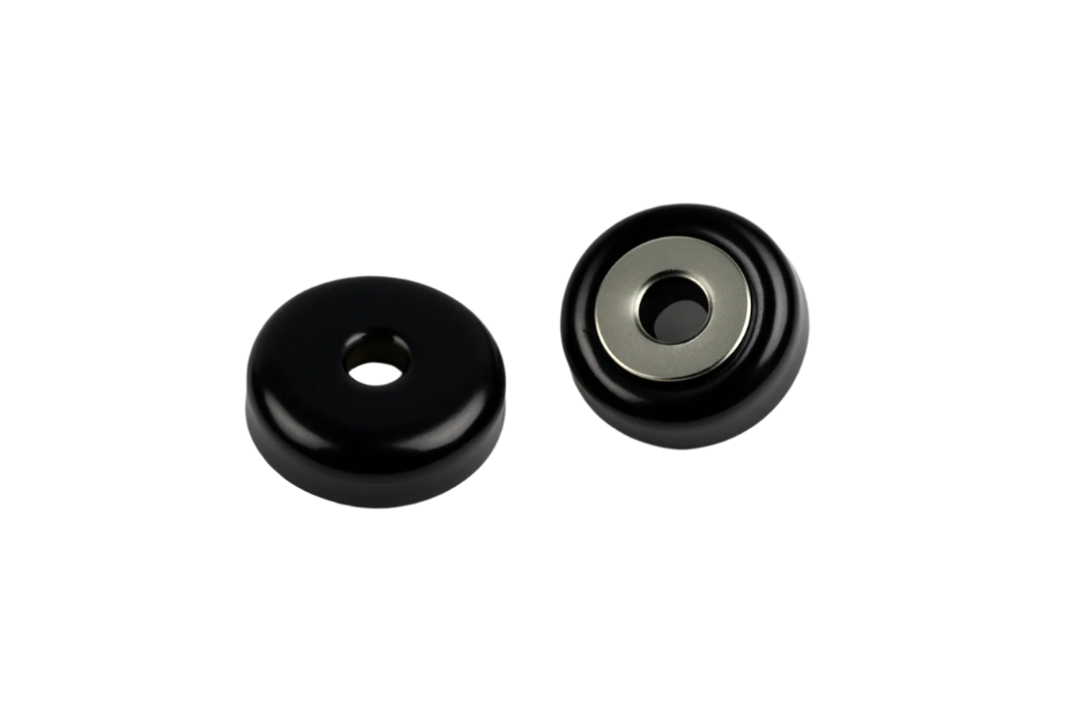 Black Neodymium Pot Magnet - NdFeB Shallow Pot Magnets, Various Sizes ...