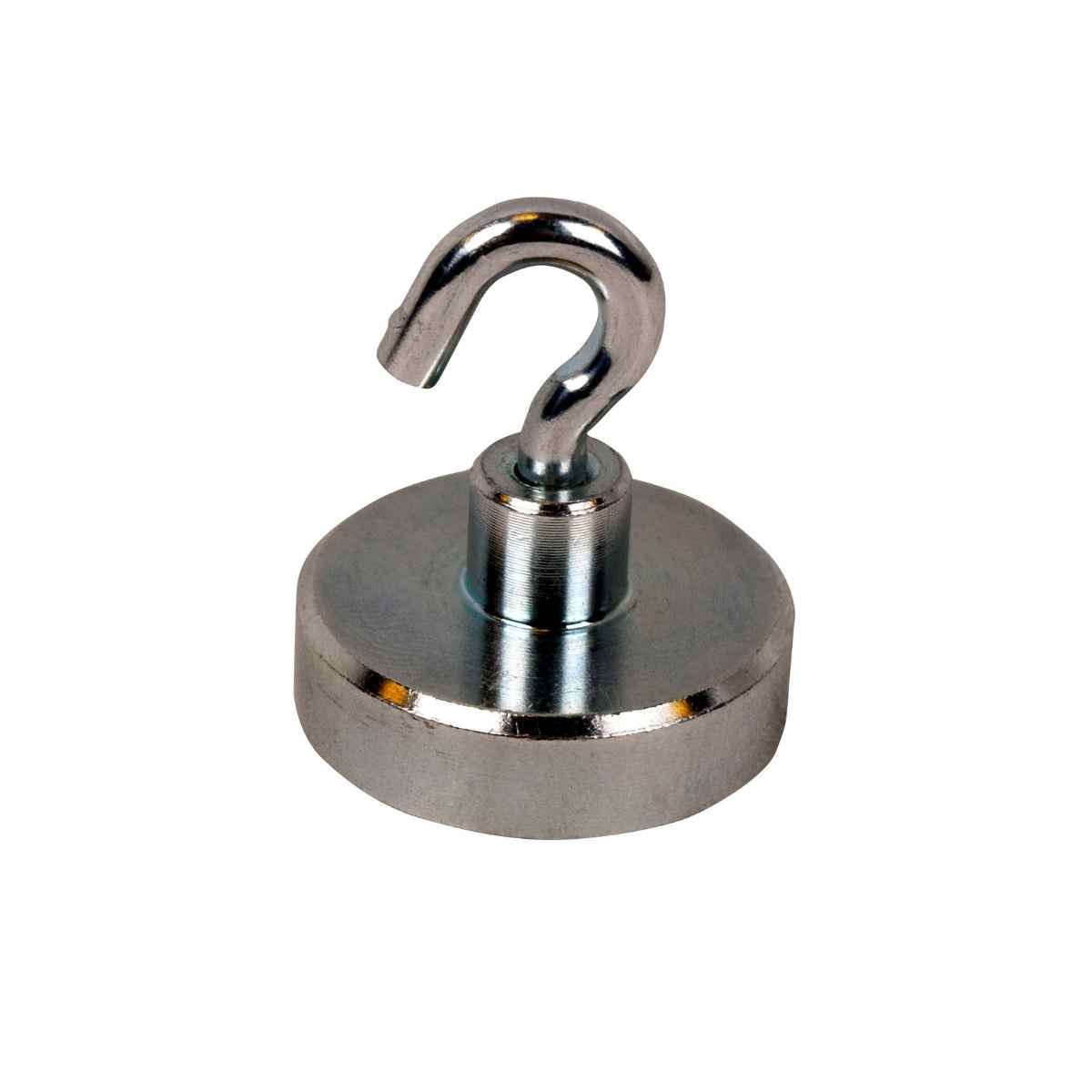 Neodymium Shallow Pot Magnets With Hook – Eclipse Magnetics Ltd