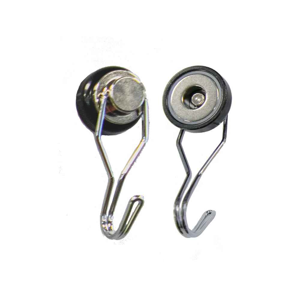 Neodymium Shallow Pot Magnets | Swivel Hook – Eclipse Magnetics ...